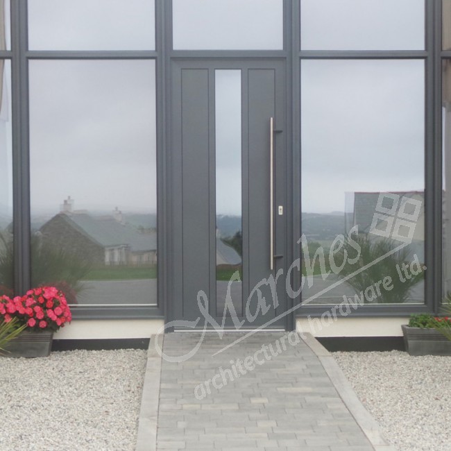 Offset T Bar Pull Handle 1800mm Secret Fix 32mm Ã˜ 316 SSS - Pull ...