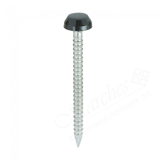 30mm Polymer Head Pins Black (250) - Plastic Top Nails - Nails & Pins ...