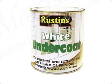 Rustins White Undercoat - Primers & Undercoats - Paints & Spray Paints ...