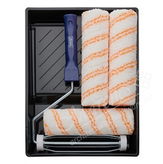 Hamilton Trade 5 Piece 9" x 1¾" Roller Set (3 Med Pile Sleeves ...