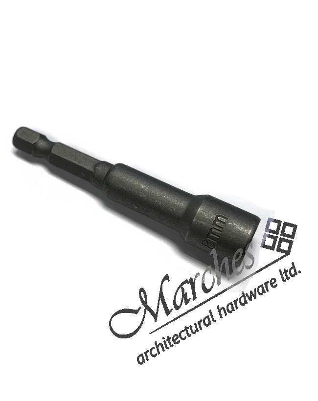 8mm / 5/16" Socket Driver Bit (65mm Long) - Screws - Screws & Fixings ...