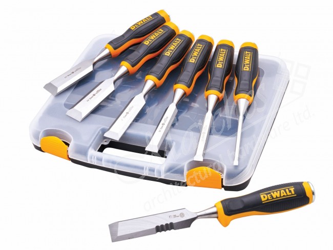 DeWalt 6 Piece Chisel Set With Free Chisel Knife - Tool Sale - Whilst ...