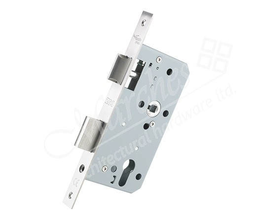 DIN Euro Sash Lock 60mm Backset- Satin Stainless Steel - DIN Locks ...